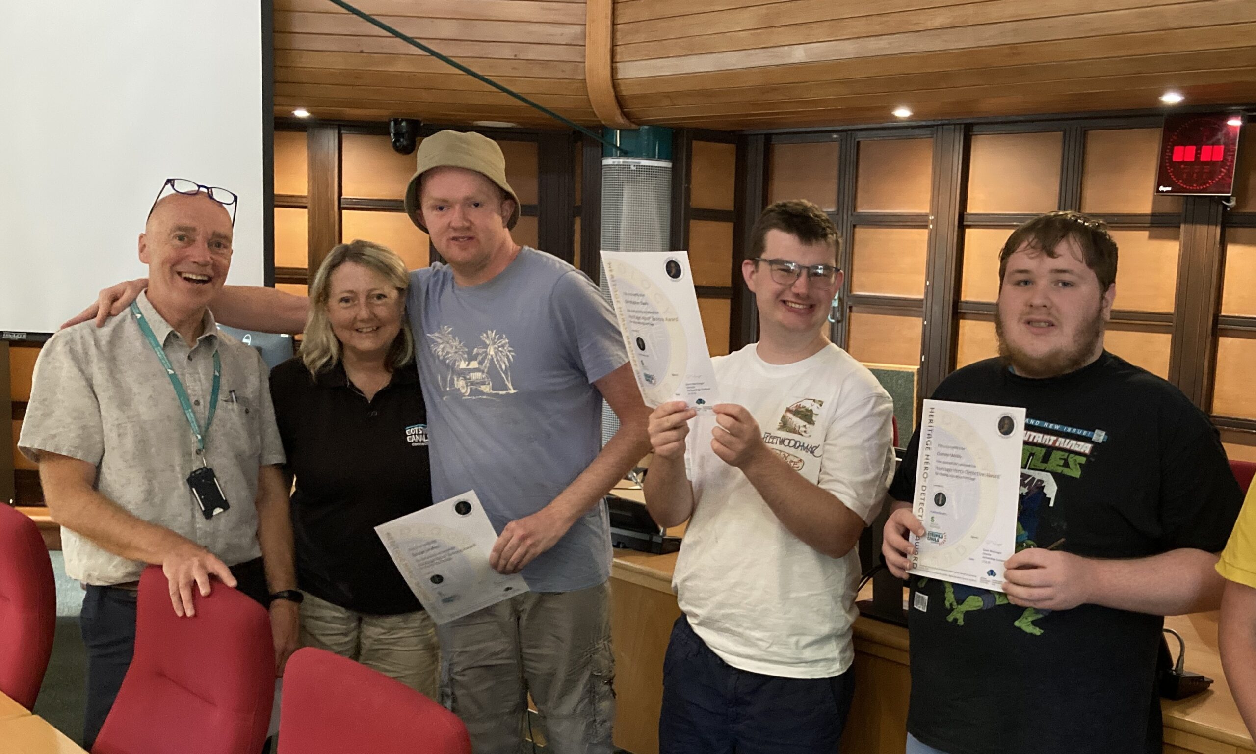 Students receive award for Stroud Canal Restoration project ...